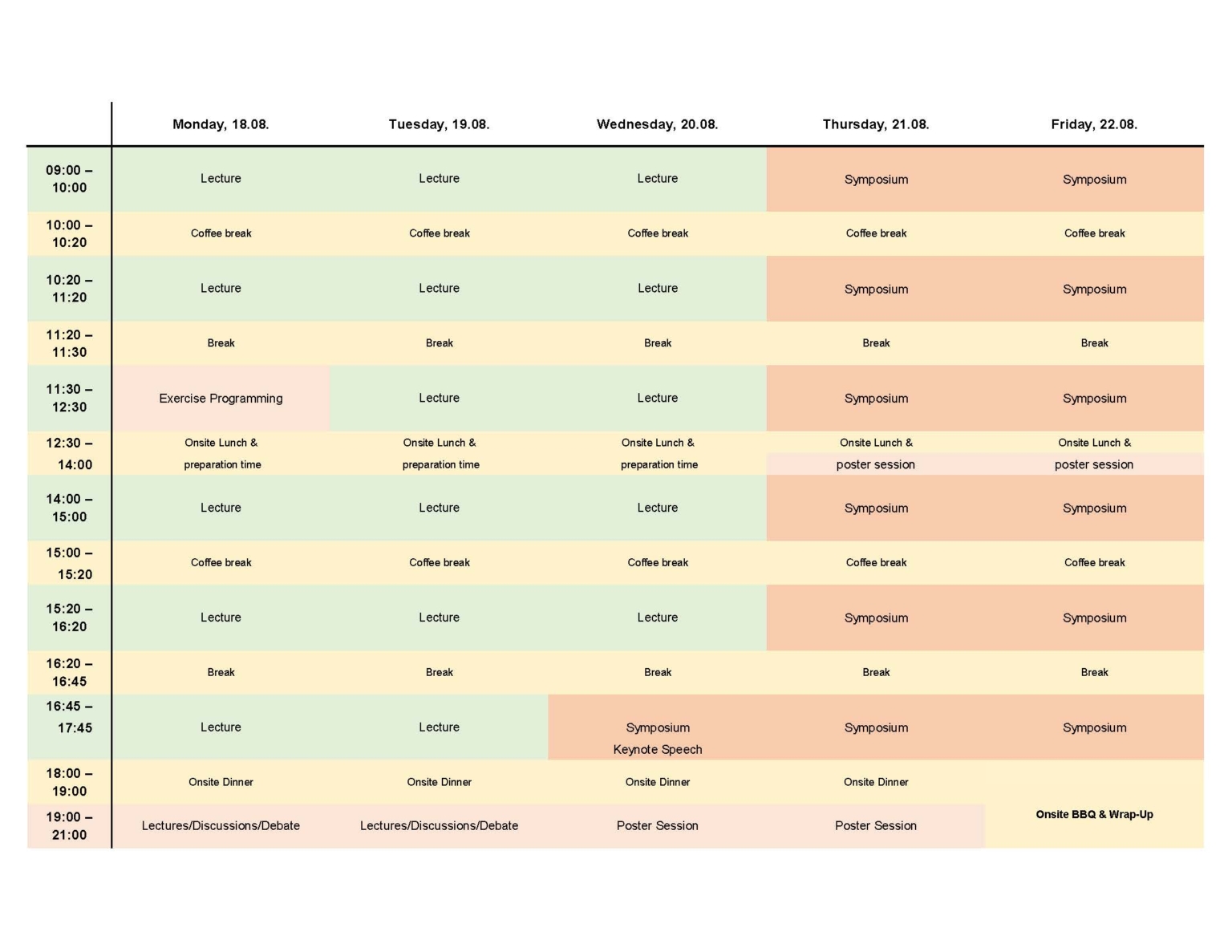 Program 2025 Summer School